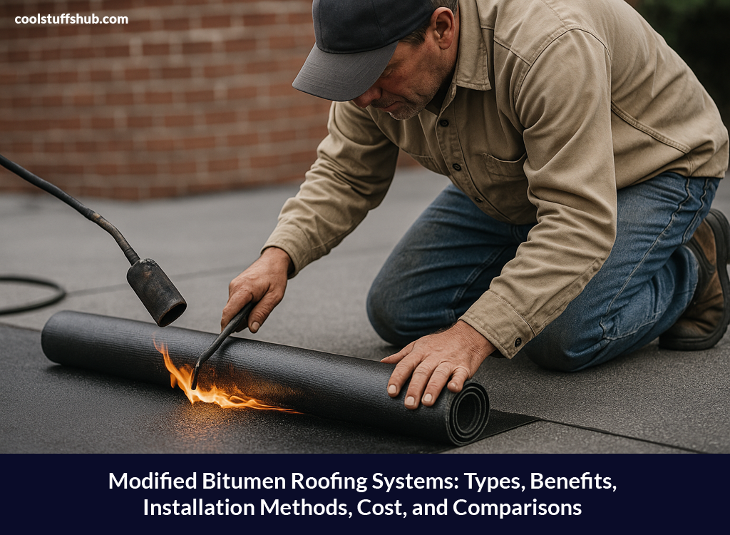 Modified Bitumen Roofing Systems: Types, Benefits, Installation Methods, Cost, and Comparisons