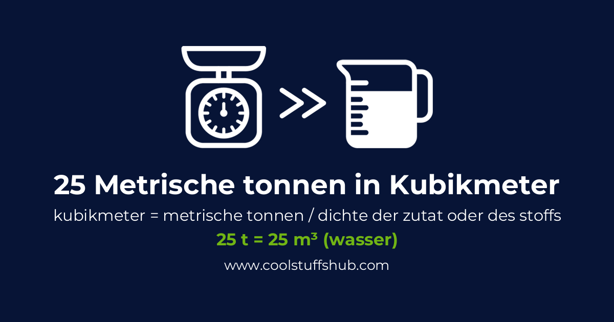 Tonnen In M³ Umrechnen Der Ultimative Guide Fur Volumenberechnung