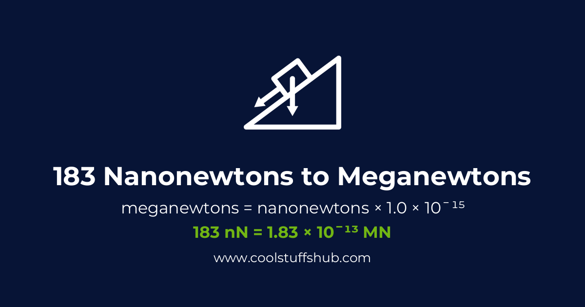 Convert 183 Nanonewtons To Meganewtons 183 NN To MN Conversion Unit convert-183-nanonewtons-to-meganewtons-183-nn-to-mn-conversion-unit