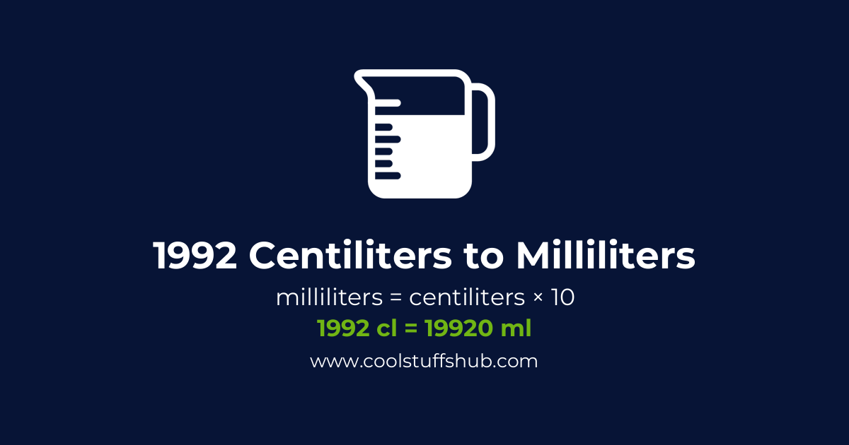 Convert 1992 Centiliters To Milliliters 1992 Cl To Ml Conversion convert-1992-centiliters-to-milliliters-1992-cl-to-ml-conversion