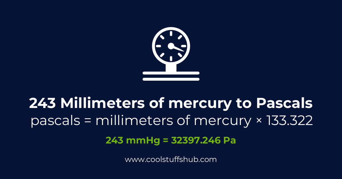 Convert 243 Millimeters Of Mercury To Pascals 243 MmHg To Pa Conversion convert-243-millimeters-of-mercury-to-pascals-243-mmhg-to-pa-conversion