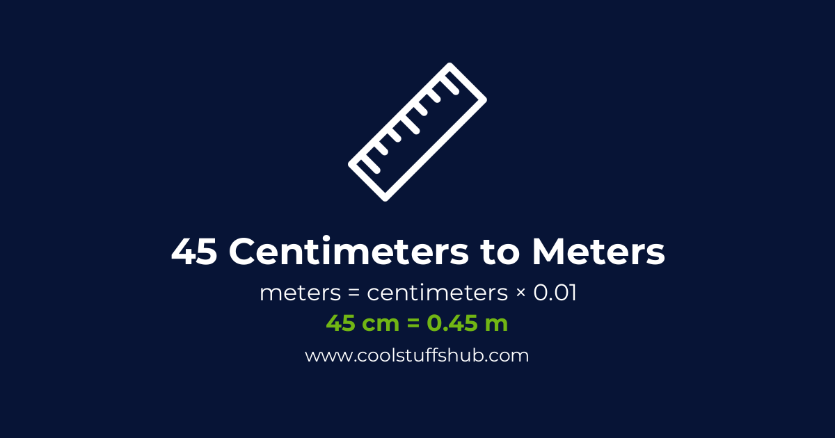 45 Cm En M