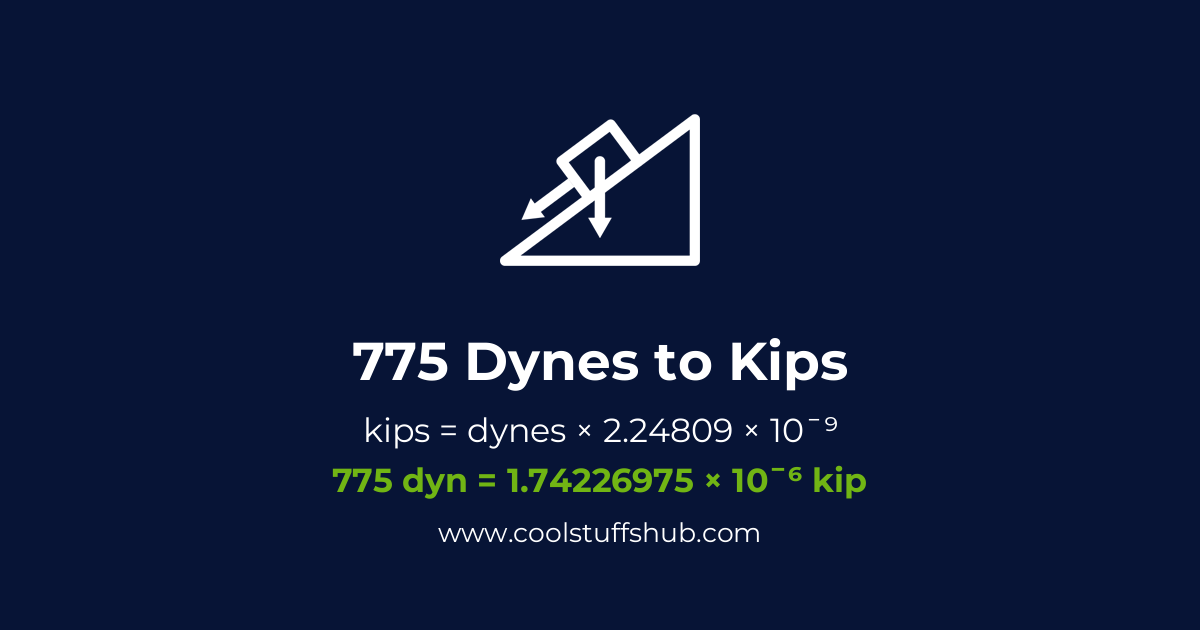 Convert 775 Dynes To Kips 775 Dyn To Kip Conversion convert-775-dynes-to-kips-775-dyn-to-kip-conversion