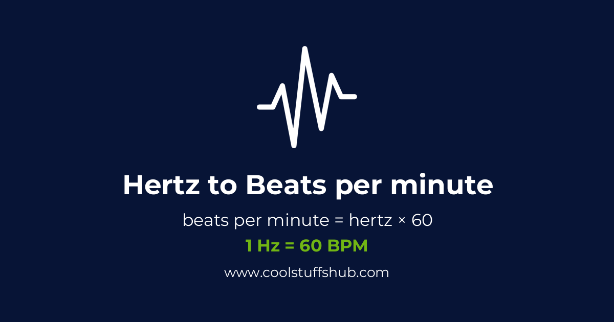 Convert Hertz To Beats Per Minute Hz To BPM Conversion convert-hertz-to-beats-per-minute-hz-to-bpm-conversion