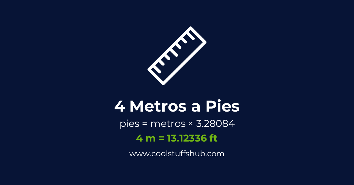 4 Pies A Metros