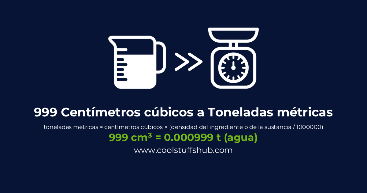 Convertir 999 Cent metros C bicos A Toneladas M tricas conversi n De convertir-999-cent-metros-c-bicos-a-toneladas-m-tricas-conversi-n-de