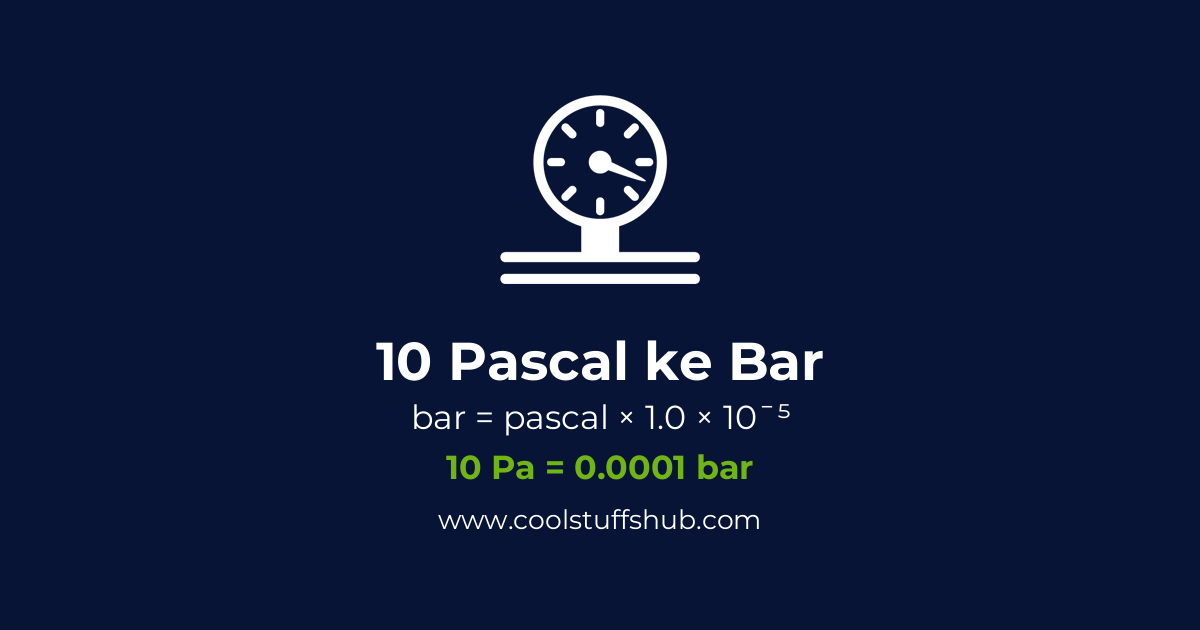 Mengkonversi 10 Pascal Ke Bar konversi 10 Pa Ke Bar mengkonversi-10-pascal-ke-bar-konversi-10-pa-ke-bar
