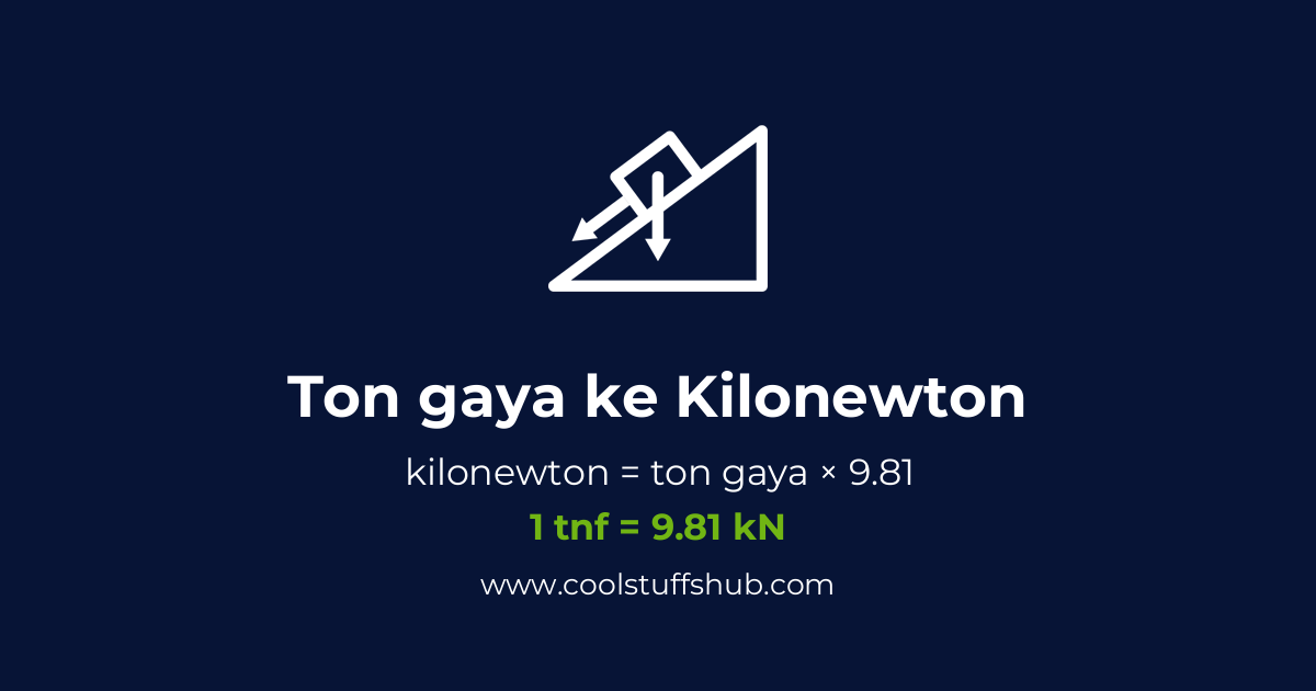 Mengkonversi Ton Gaya Ke Kilonewton konversi Tnf Ke KN mengkonversi-ton-gaya-ke-kilonewton-konversi-tnf-ke-kn